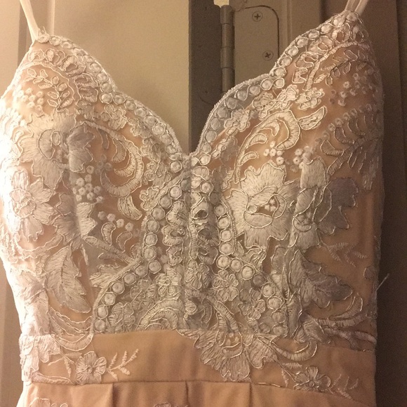 Goodnight Macaroon | Dresses | Goodnight Macaroon Silver And Beige ...